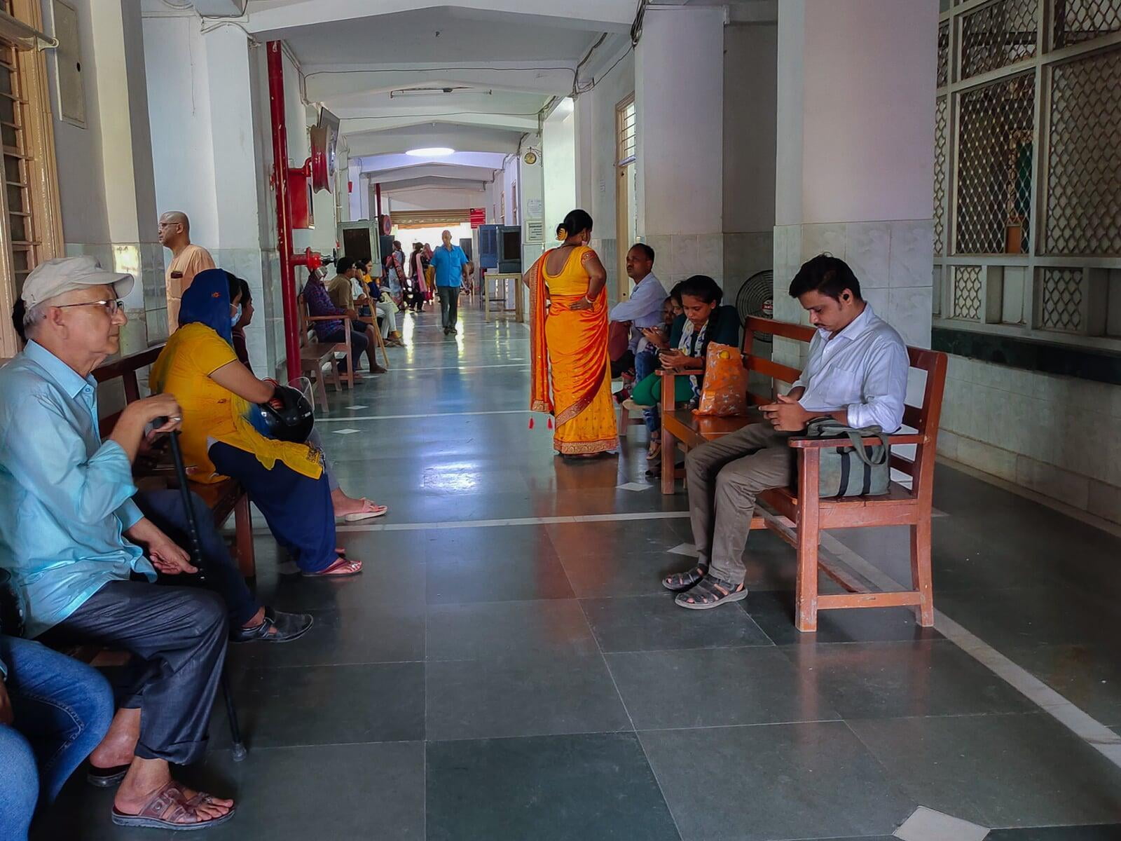 The hospital at Ramakrishna Mission Varanasi